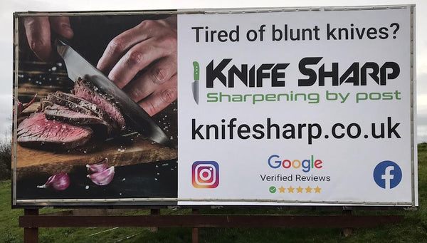 Check out our billboard! - Knife Sharp