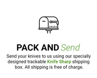 UK Professional Knife Sharpening Service by Post - Knife Sharp