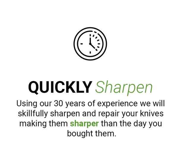 UK Professional Knife Sharpening Service by Post - Knife Sharp